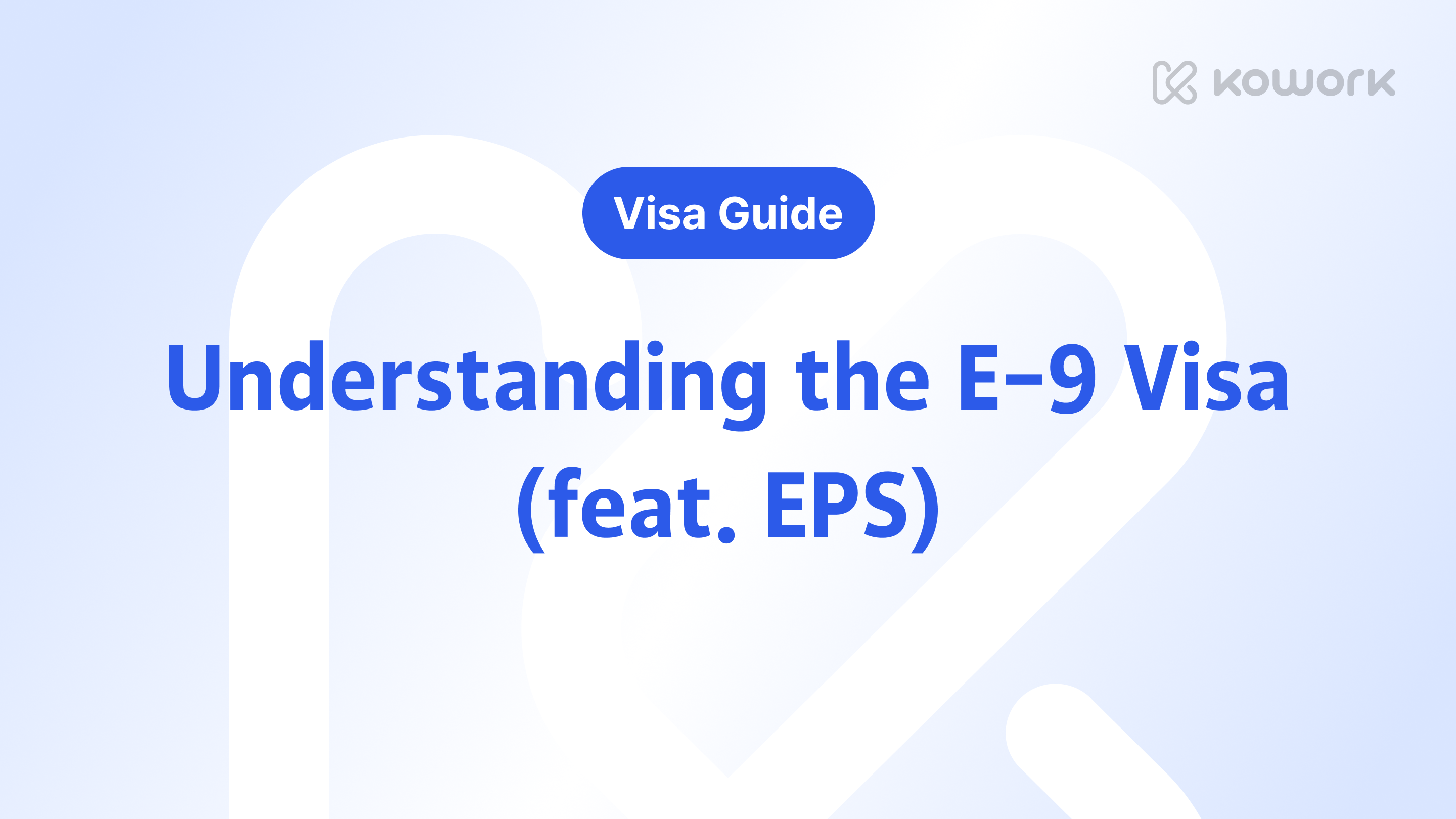 Understanding the E-9 Employment Permit Visa ️